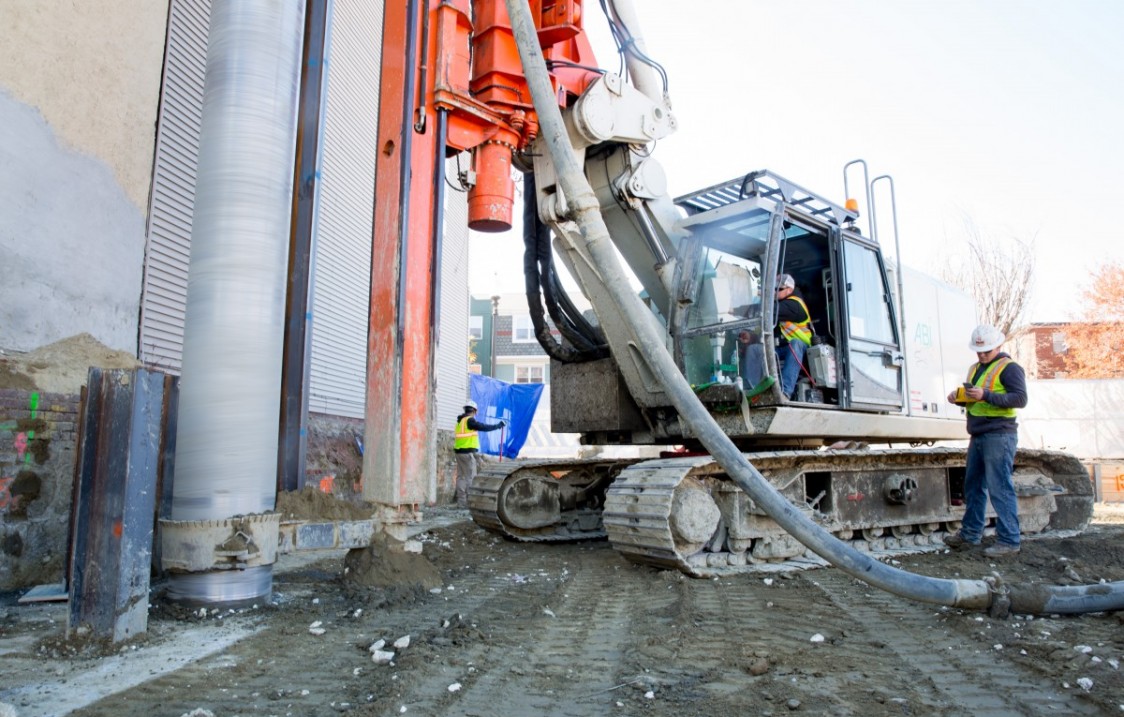 Earth Retention Techniques - Helical Drilling