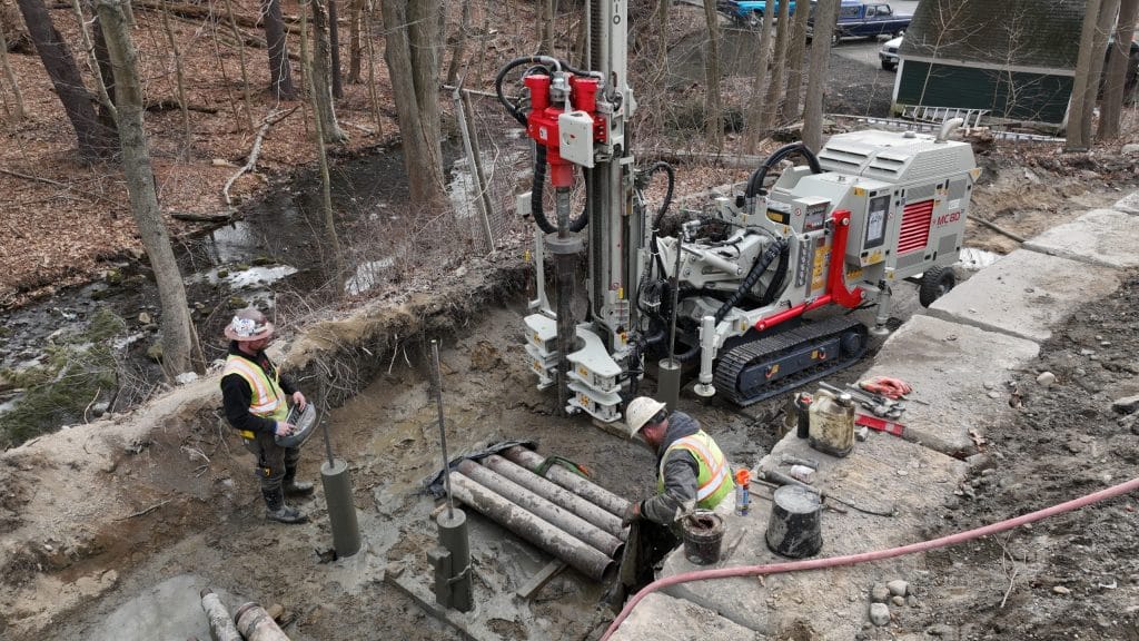 Drilled Micropiles - Helical Drilling