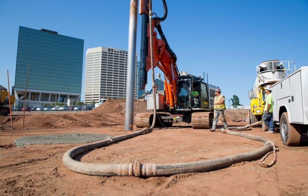 Geopier® GCC Rigid Inclusions - Helical Drilling