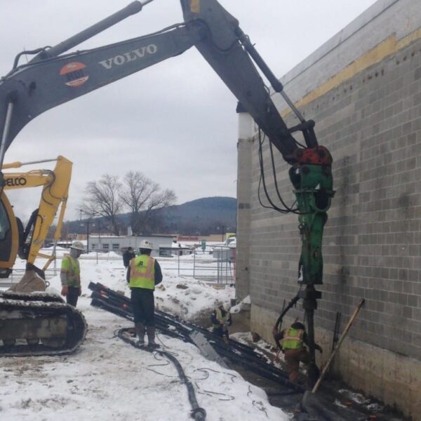 Ductile Iron Piles - Helical Drilling