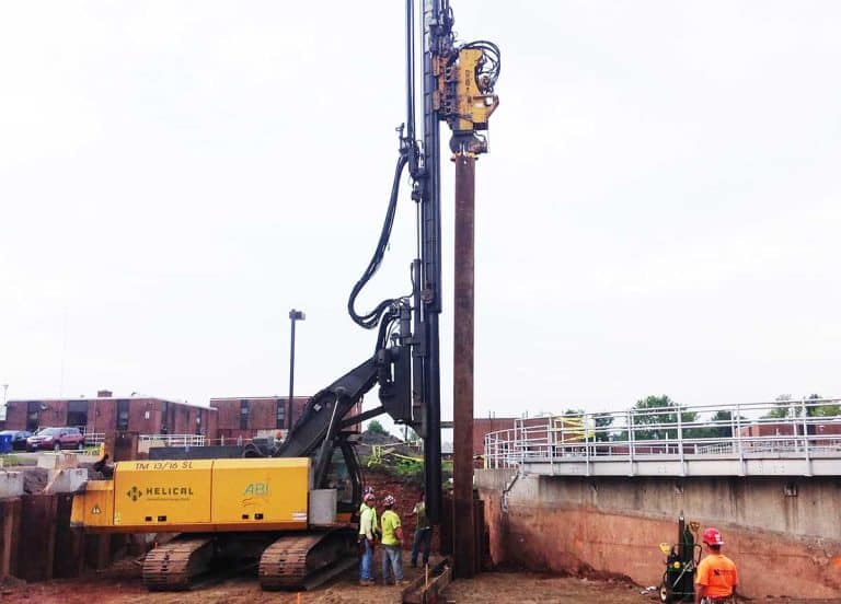 Sheet Pile Walls - Helical Drilling