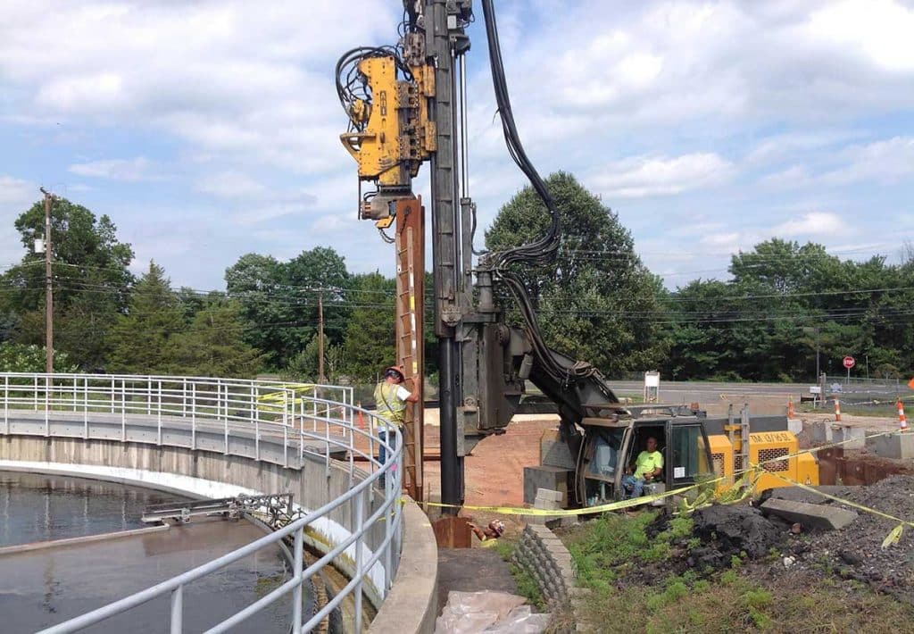 Sheet Pile Walls - Helical Drilling