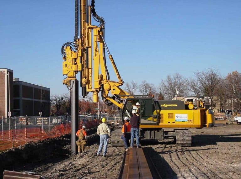 Sheet Pile Walls - Helical Drilling