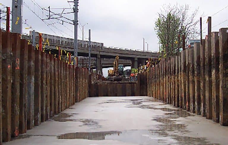 Amtrak Railroad Section Support - Helical Drilling