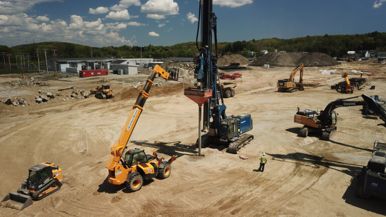 Geopier® Rammed Aggregate Pier® Systems - Helical Drilling