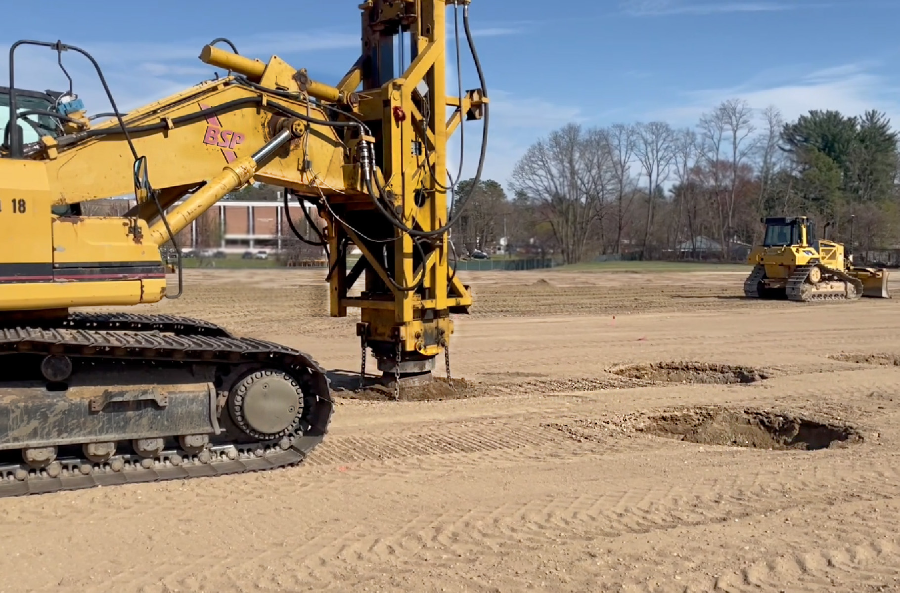 Rapid Impact Compaction - Helical Drilling