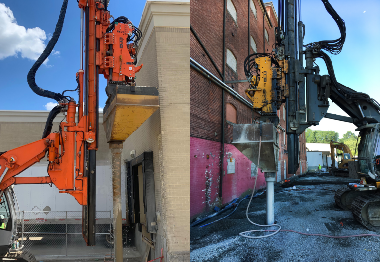 Geopier® Rammed Aggregate Pier® Systems - Helical Drilling