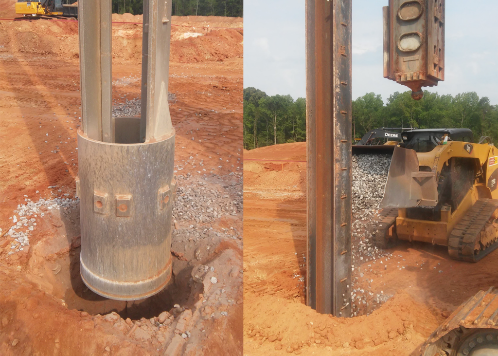 Geopier® Rammed Aggregate Pier® Systems - Helical Drilling