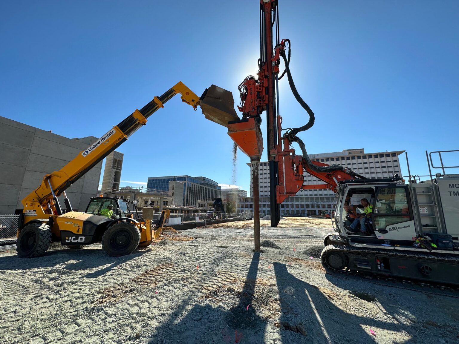 Geopier® Rammed Aggregate Pier® Systems - Helical Drilling