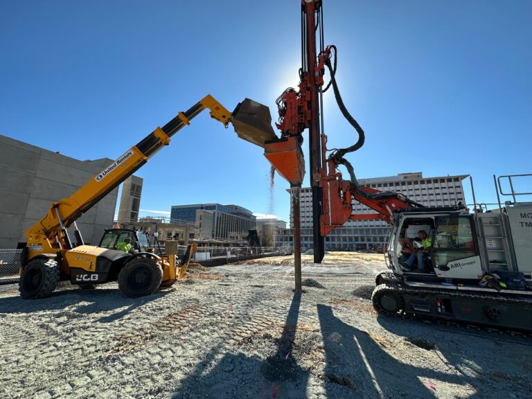 Geopier® Rammed Aggregate Pier® Systems - Helical Drilling