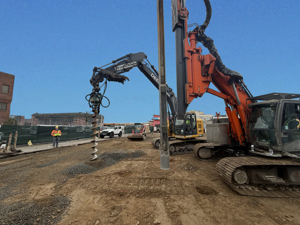 Geopier® Rammed Aggregate Pier® Systems - Helical Drilling