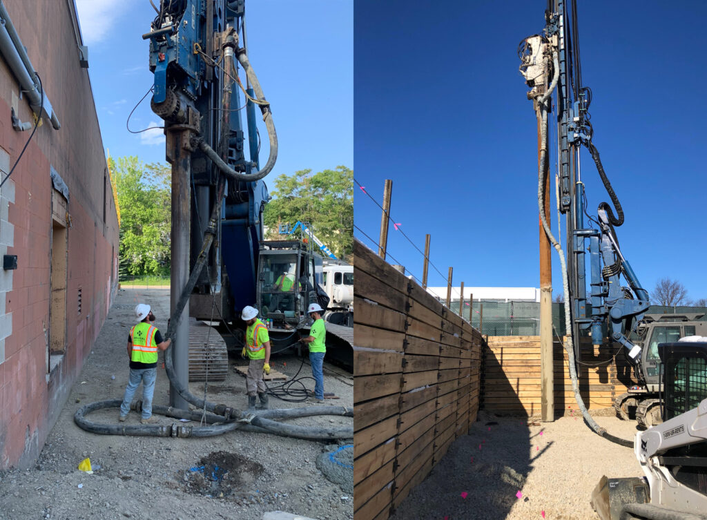 Geopier® GCC Rigid Inclusions - Helical Drilling